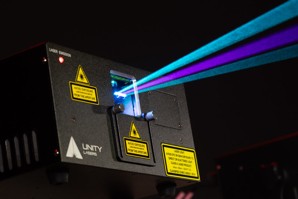 Unity RAW (DMX+ILDA) Lasers