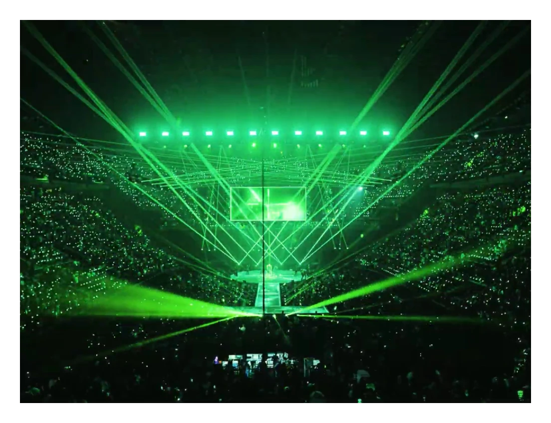 Peso Pluma’s Éxodo Tour: Bringing the Stage to Life with Unity Lasers